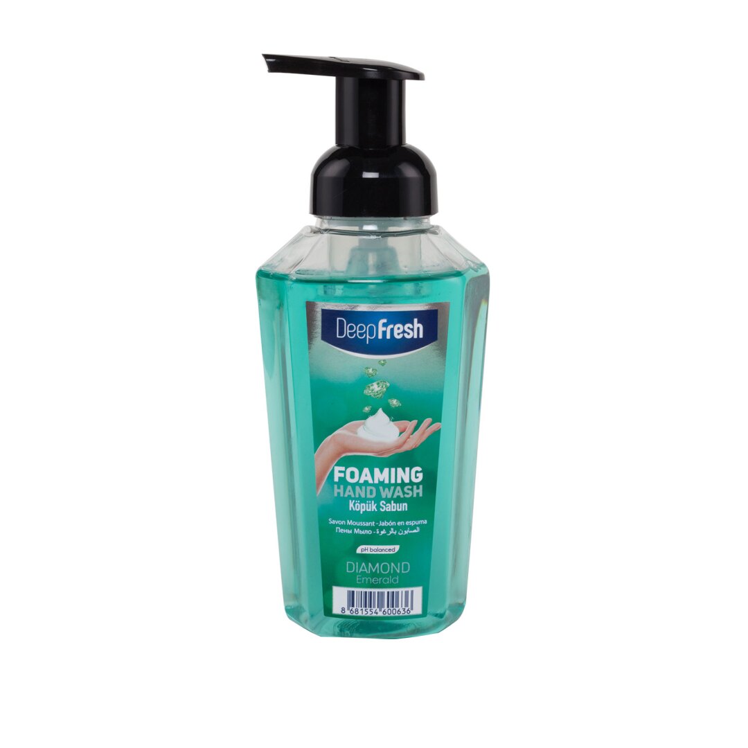 Turgiene: DeepFresh Diamond Series Foam Emerald liquid Soap 400ml. - QTY 12
